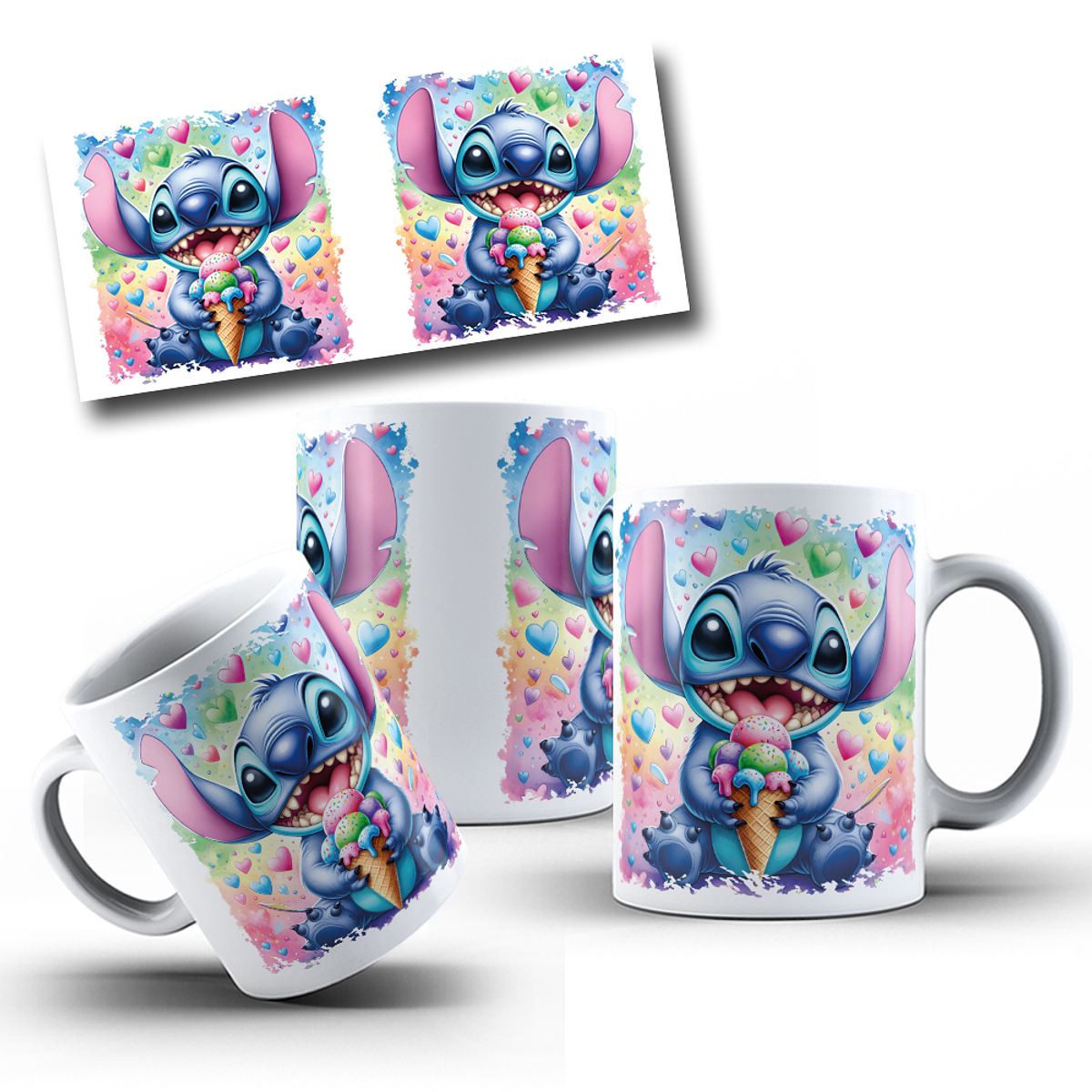 40 Artes para Caneca Stitch Arquivos em Jpg