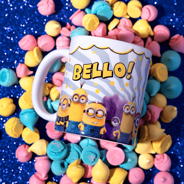 Arte Caneca Meu Malvado Favorito 4 Bello! Poopaye! Minions A