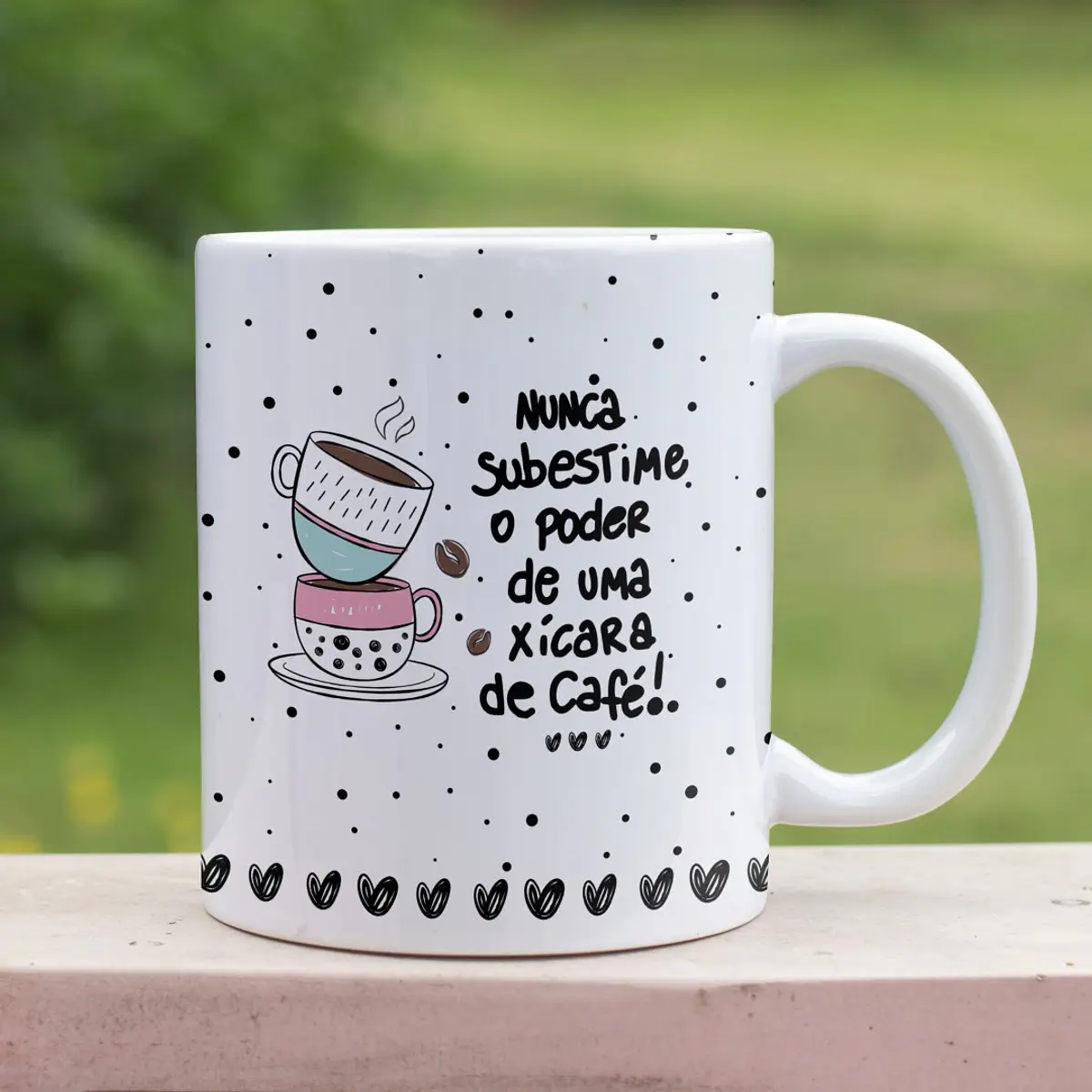 5 Artes para Caneca Frases Café Arquivo Editável