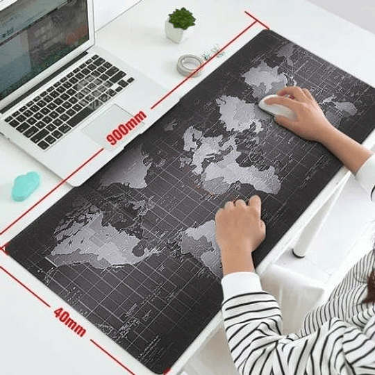 Mouse pad MAPA MUNDO 90x40mm DBLUE