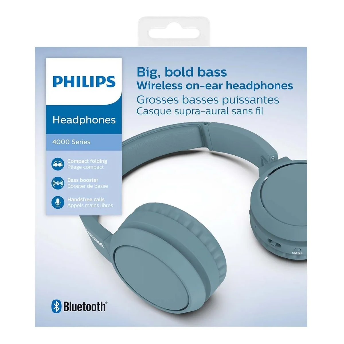 Audifono Philips Over Ear Bluetooth Tah4205 AZUL | Easytech store