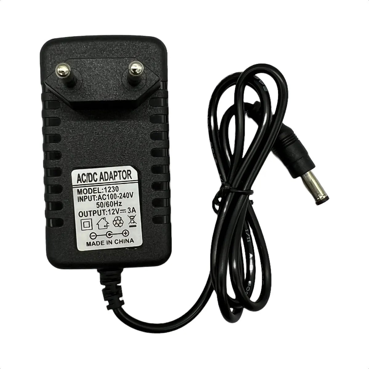 Fuente De Poder 12v 3a Cargador Transformador 5.5mm X 2.1mm | Easytech ...
