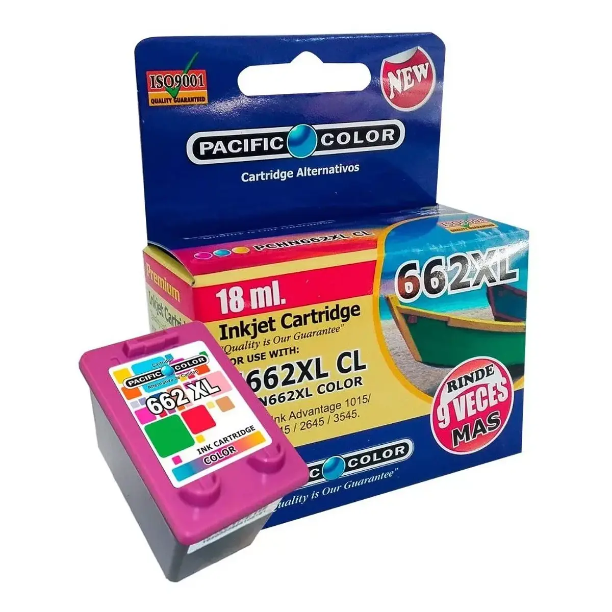 Tinta de impresora Pacific color para HP 662XL COLOR | Easytech store