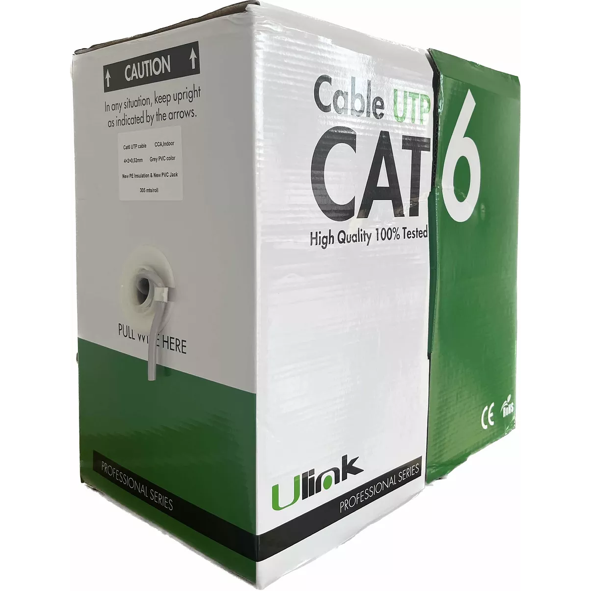 305M caja de cable de red Cat6, 23 AWG, CCA, 4x2x0,52mm | Easytech store