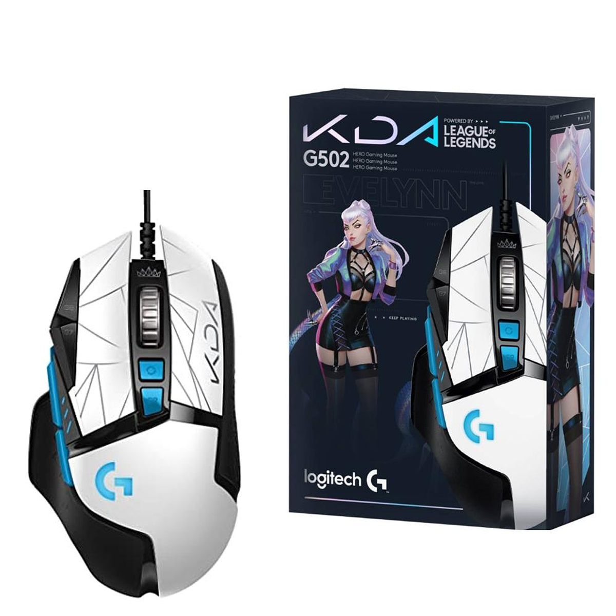 Mouse gamer Logitech G Series Hero G502 LOL KDA | Easytech store