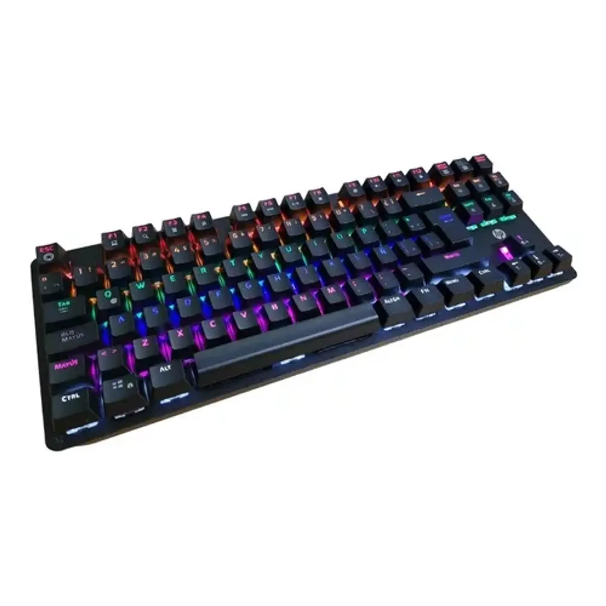 Teclado gamer HP GK200 QWERTY HP Blue español color negro co | Easytech ...