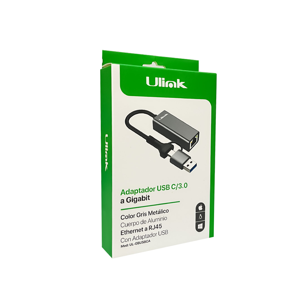 Adaptador de RED DUAL USB-C y USB a RJ45 (10/100/1000) megas | Easytech ...