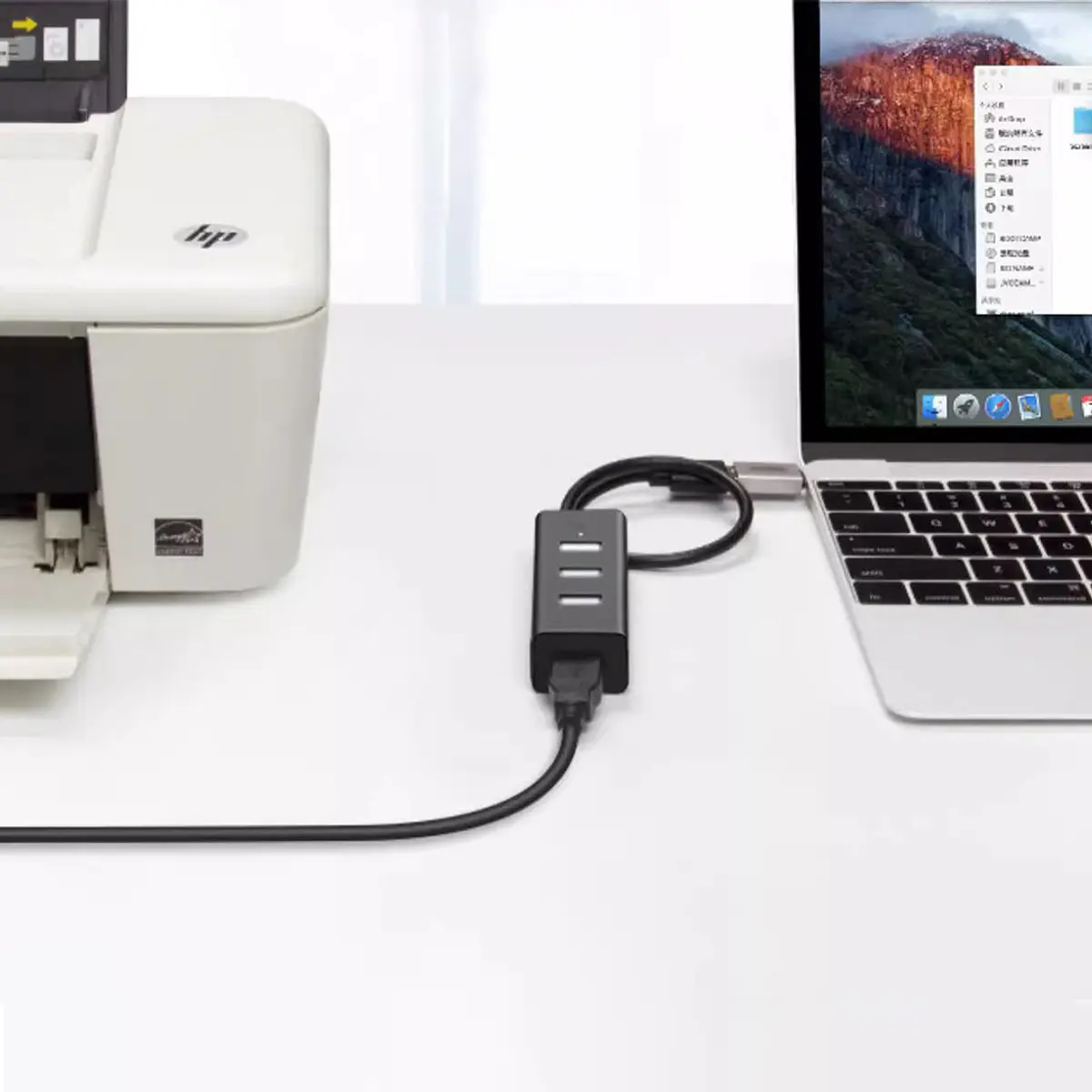 Mini HUB USB 4 puertos 2.0 ULINK | Easytech store