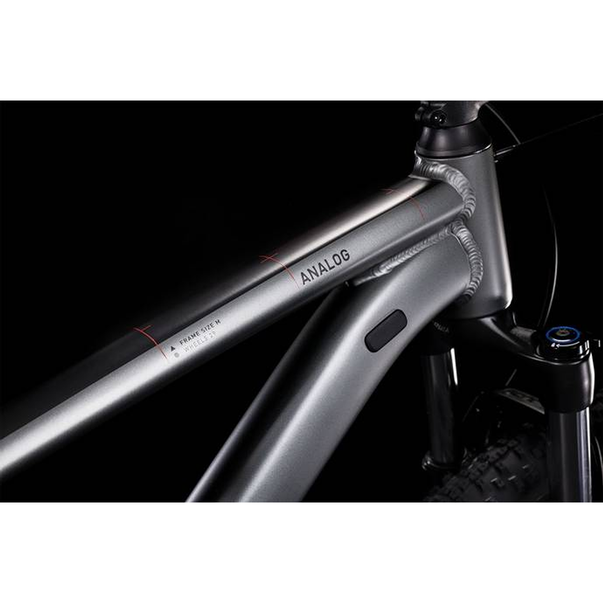 Cube Analog Flashgrey / Red