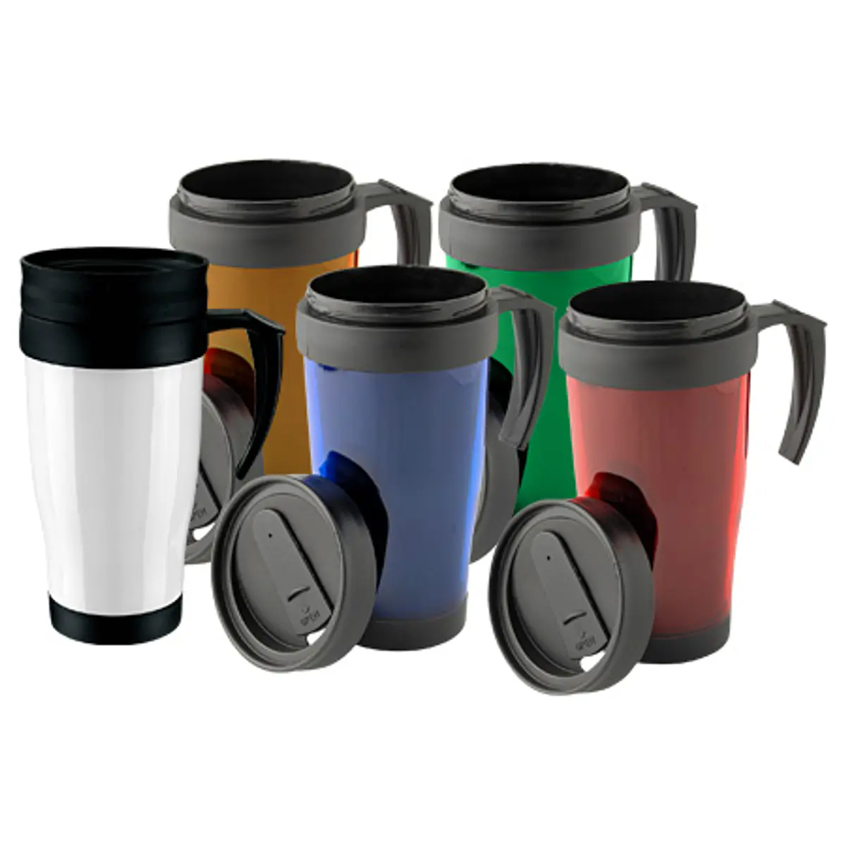 MUG TÉRMICO DE DOBLE PARED AISLANTE CON TAPA DOSIFICADOR ...