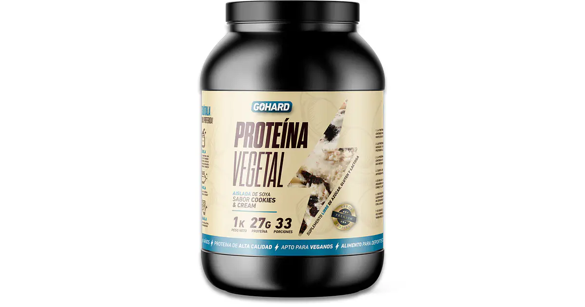 Proteína de Soya GOHARD Cookies & Cream 1 kg