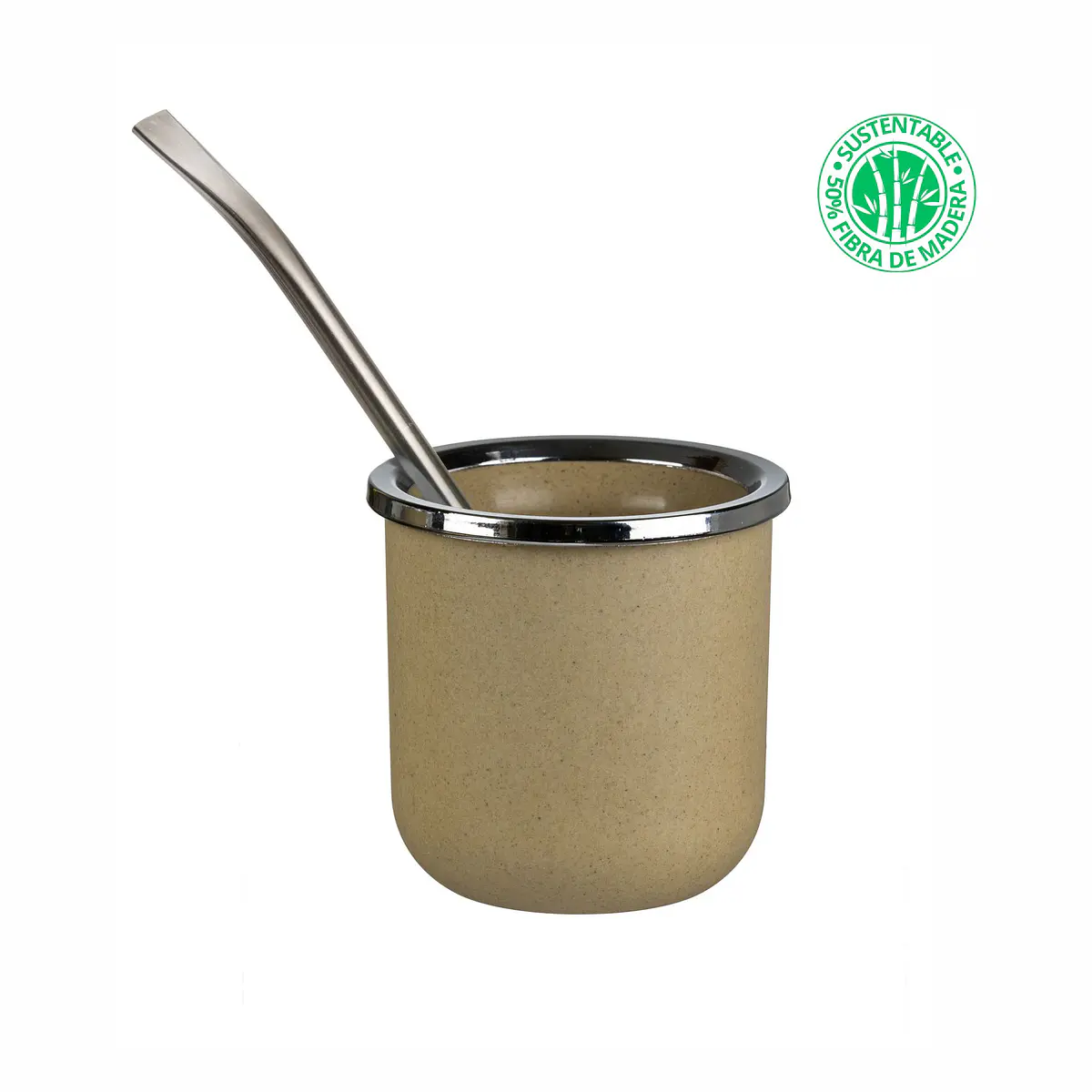 Mate Ecológico Bambu Personalizado con Logo
