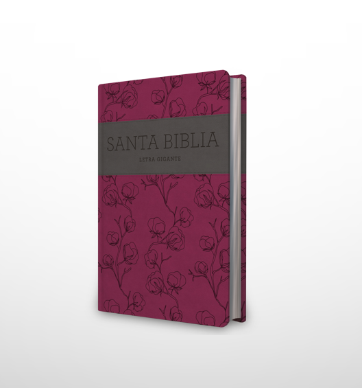 Biblia NRV 2000 ACT LGig – Rosa/gris (flores)