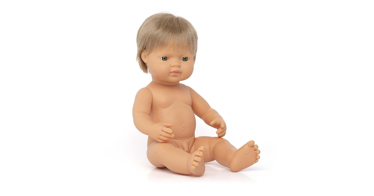 Muñeco Conrad 38 cm sin ropa