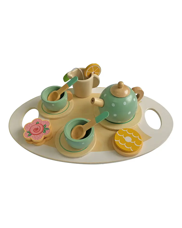 Set de Té de Madera