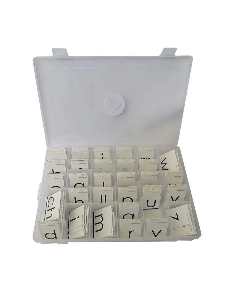 Set Letras Móviles en Caja Plástica