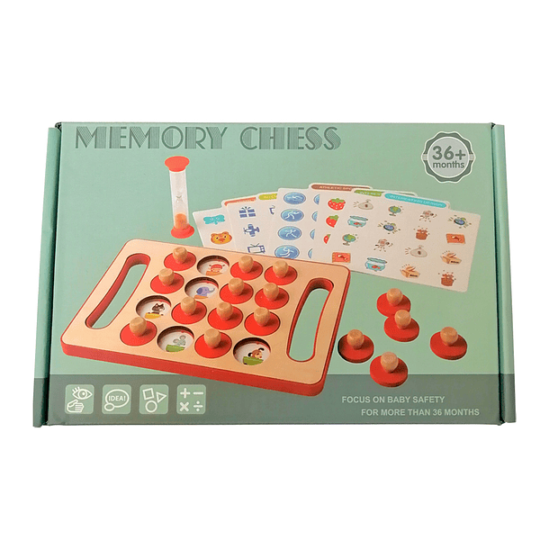 Juego Memorice de Madera