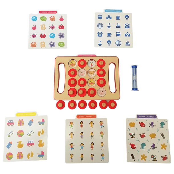 Juego Memorice de Madera
