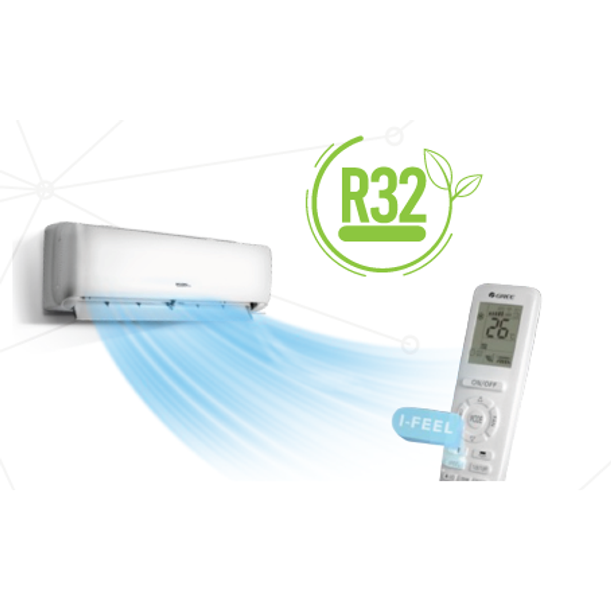 Aire acondicionado split Anwo inverter 18.000 BTU R32 | Sust