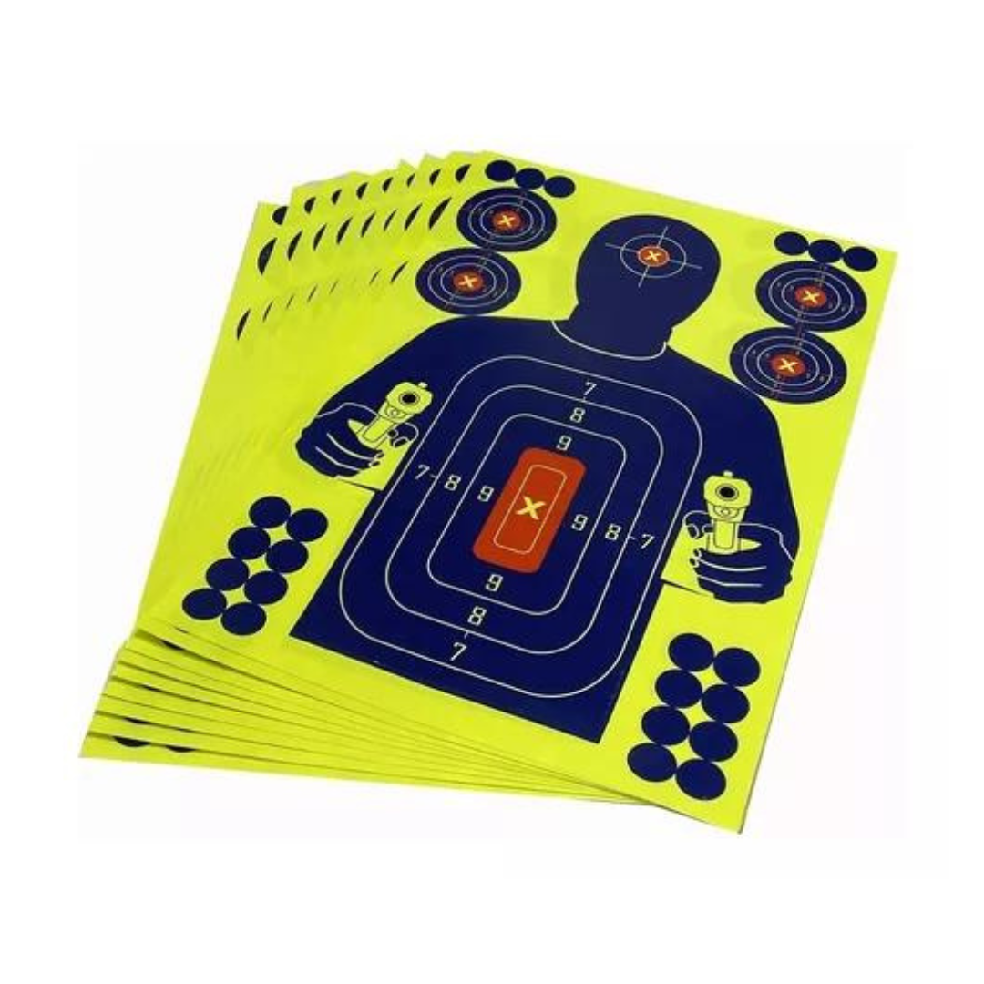 Diana Target Adhesivo Tiro Silueta Humano Airsoft Tiro