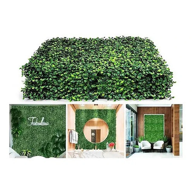 Pack 10 Enredadera Malla Pared 60x40 Hoja Artificial Jardin