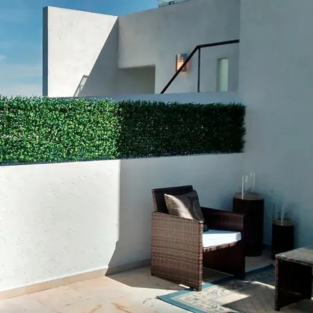 Pack 10 Enredadera Malla Pared 60x40 Hoja Artificial Jardin