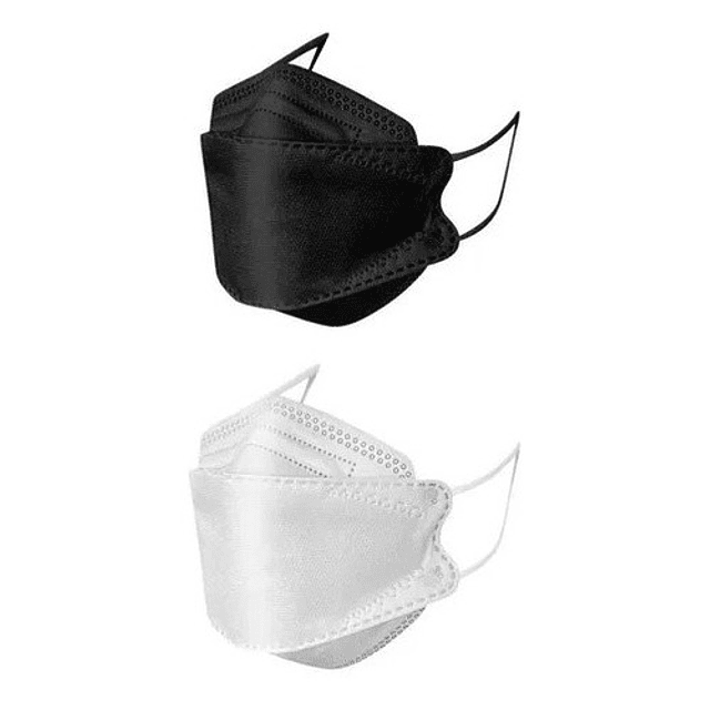 Mascarilla K N94 Certificadas Pack 30 Unidades Negro Ekolmac