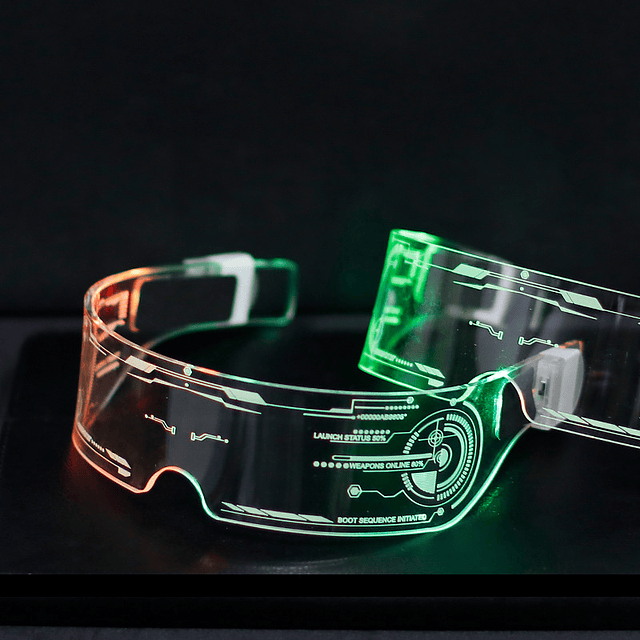 Lentes Led Para Fiestas Con Luces Gafas Luminosas