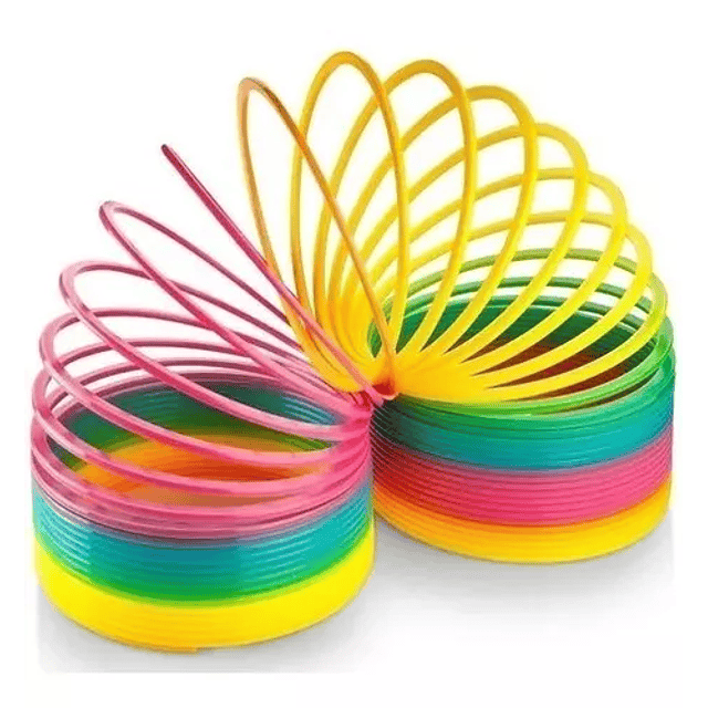 Resorte Magico Slinky Juguete Aerodinamico Antiestres