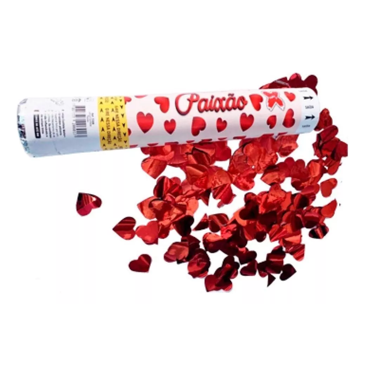 Lanza Cofeti Corazones 1un 5x40cm