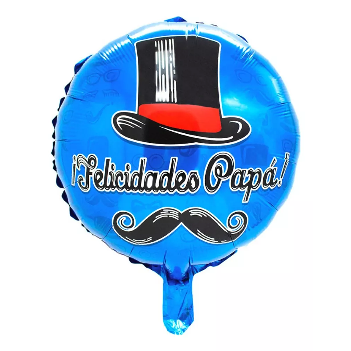 Globo Metálico 18 Diseño Mostacho Papá Dia Del Padre X1 Uni