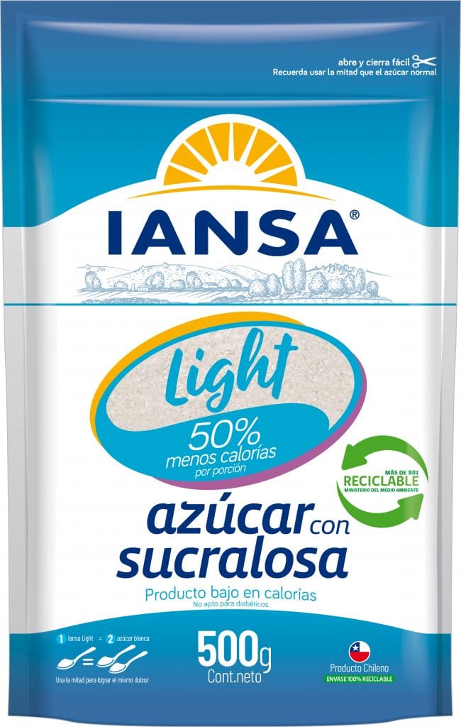 Azucar iansa light 500 grs