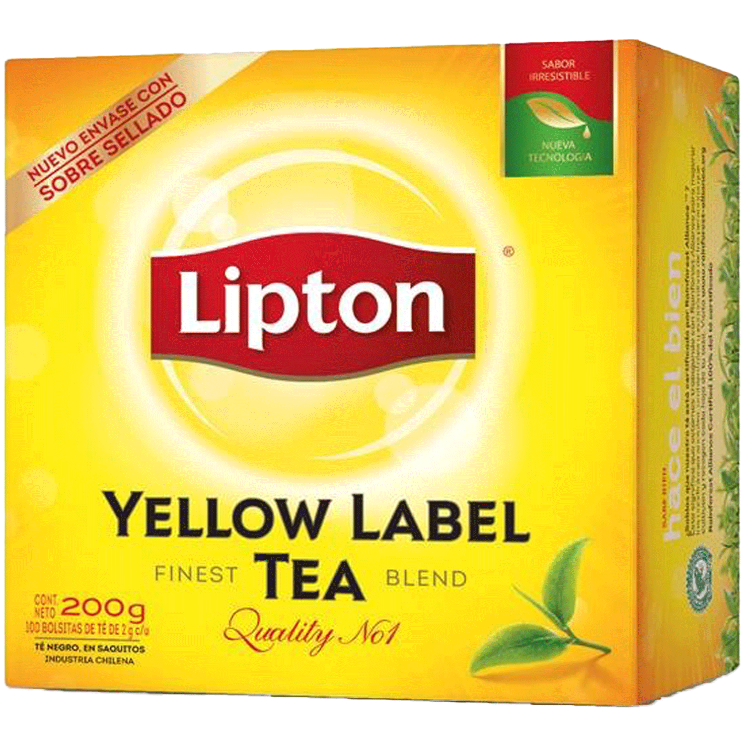 LIPTON TE YELLOW LABEL 16 X 100 BLS.