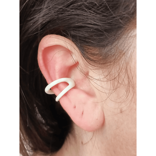 Piercing Oreja Ear Cuff Resina Colores Sin Perforación Punk