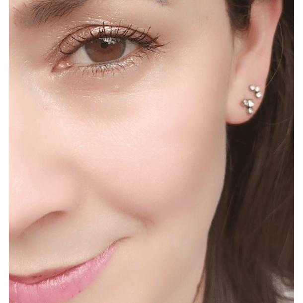 Piercing Oreja Tragus Conch Labret Modelo Triada Hipoalergen