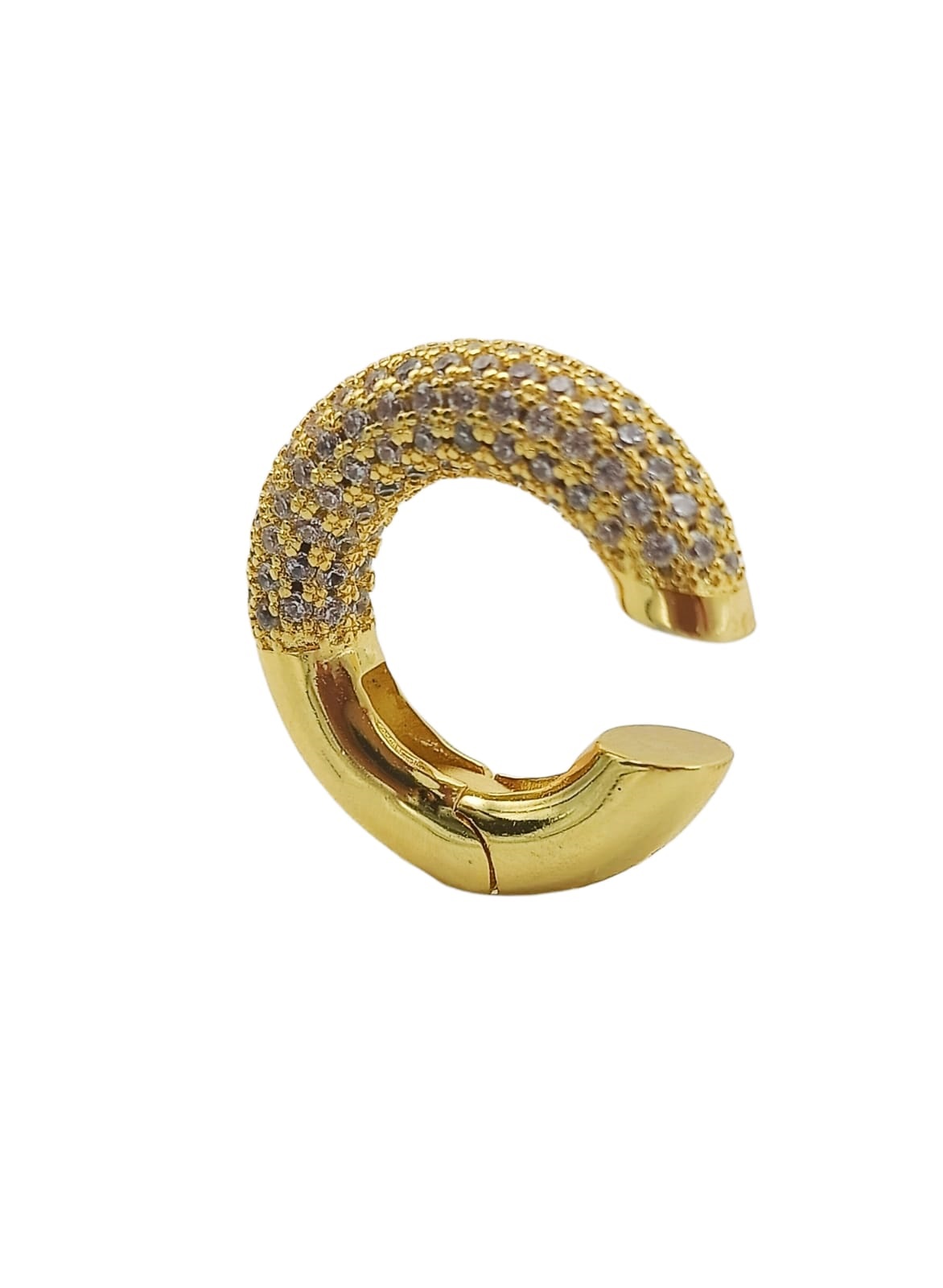 Aro Maxi Earcuff chunky Chapado En Oro 18k