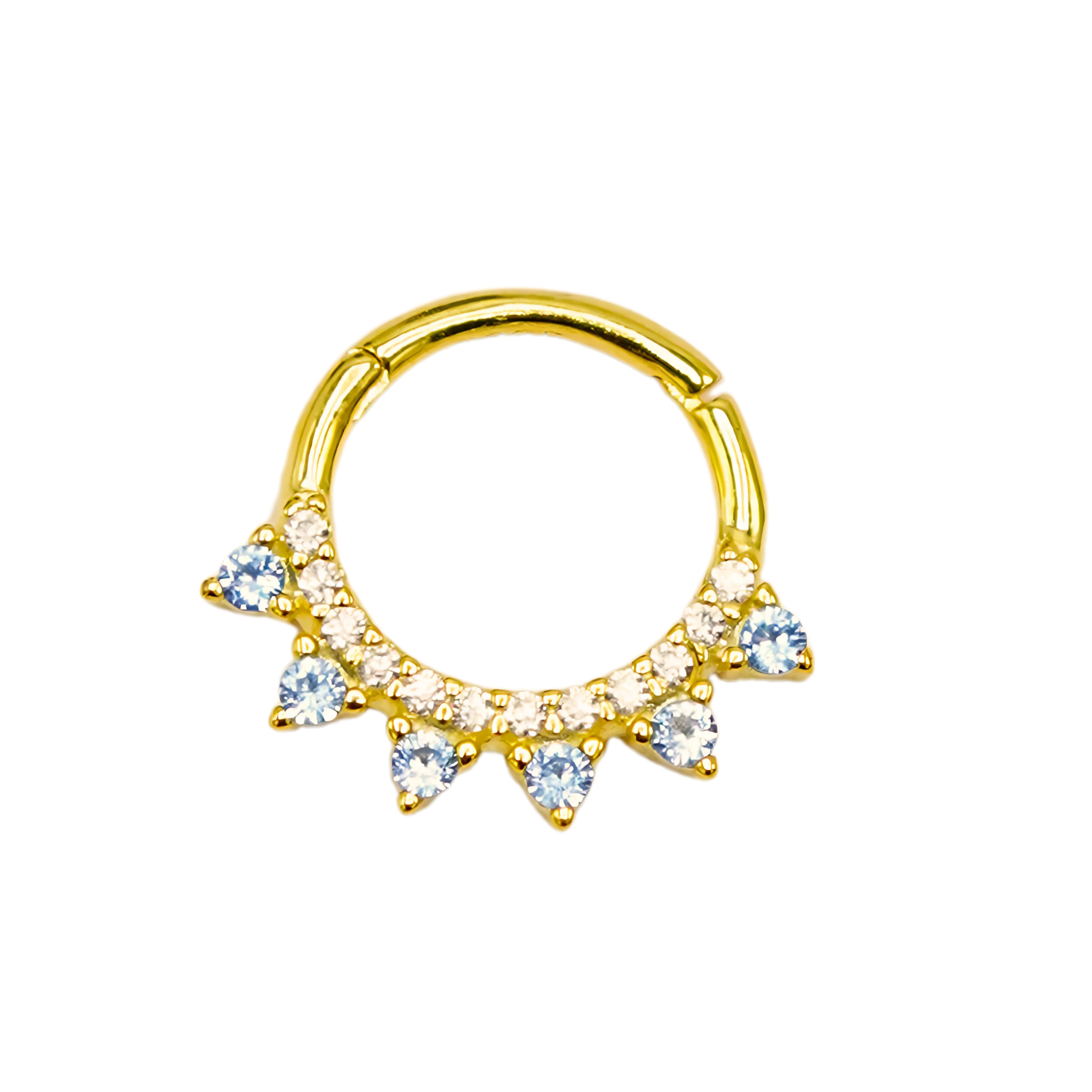 Piercing Septum love winter Plata fina ley S925 Chapada Oro