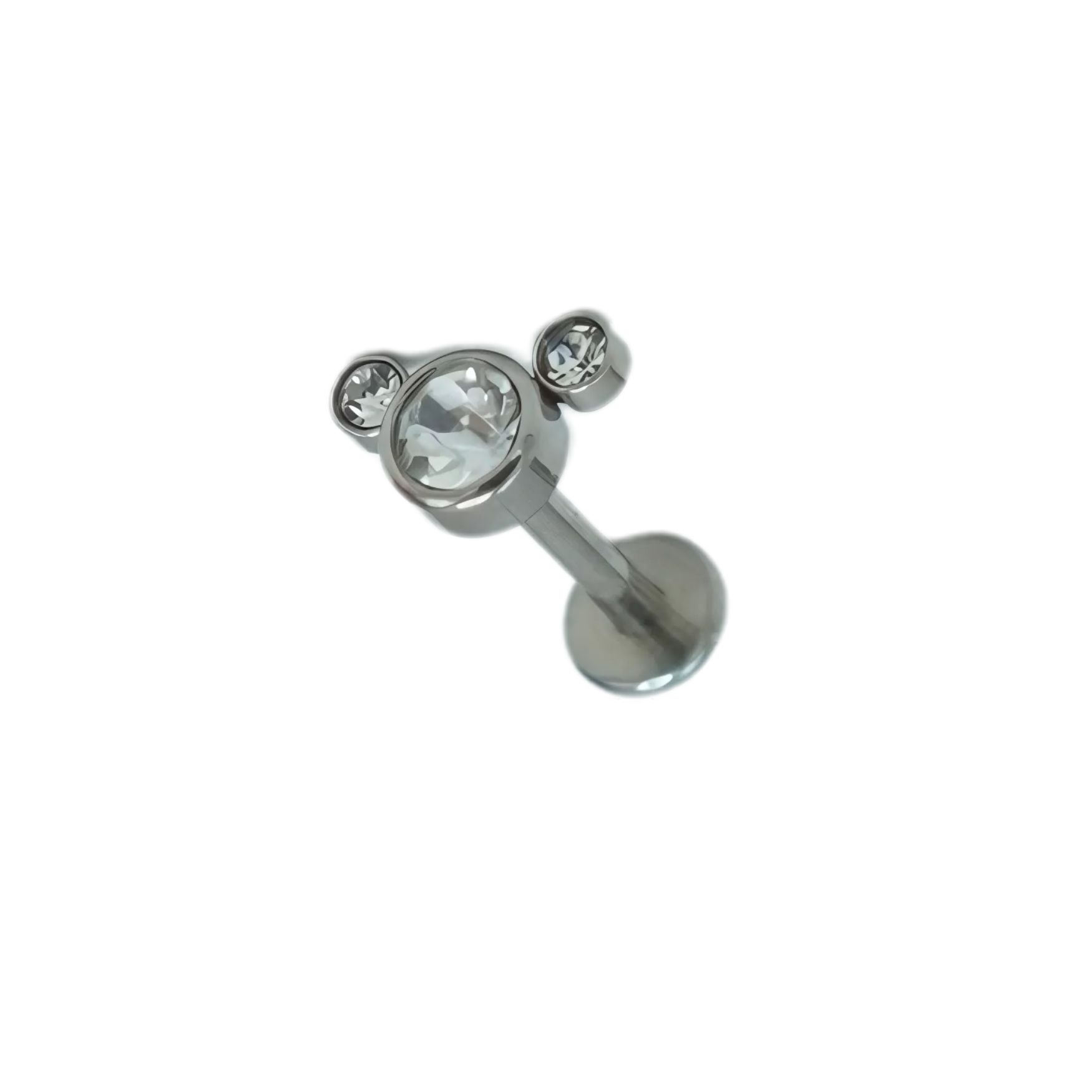 Piercing Tragus Conch Labret Modelo Mickey 16g