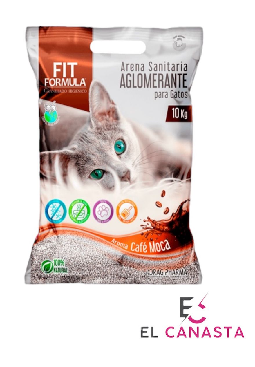 Arena sanitaria Fit Formula con aglomerante