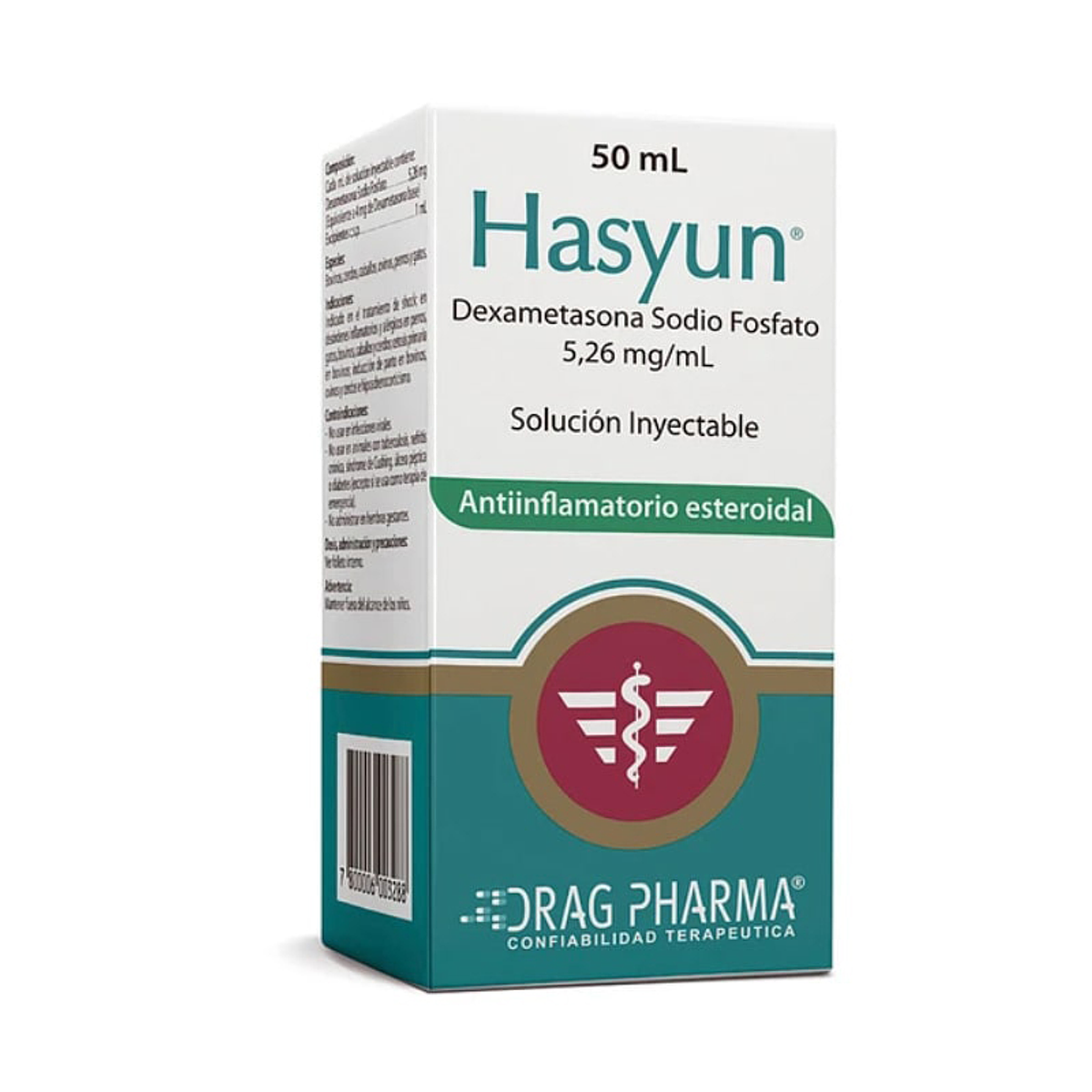 Hasyun® Solución Inyectable 50 ml. Antiinflamatorio y Analgé