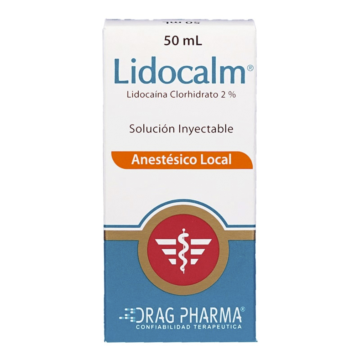 Lidocalm inyectable 50ml - Analgésico y Antiinflamatorio Vet