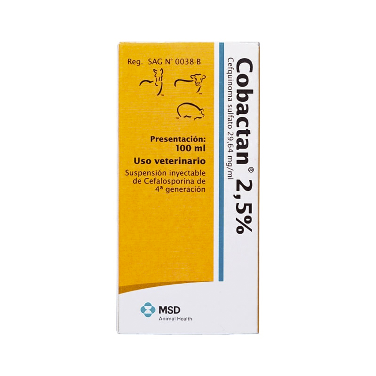 COBACTAN® 2,5% Inyectable Cefquinoma sulfato - Antibiótico I