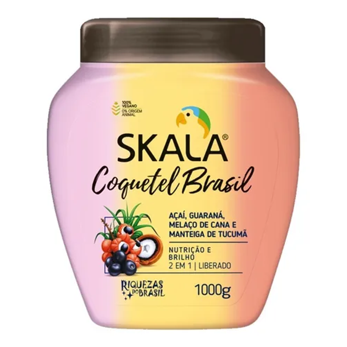 SKALA COQUETEL BRASIL CREMA DE PEINAR Y CREMA TRATAMIENTO...