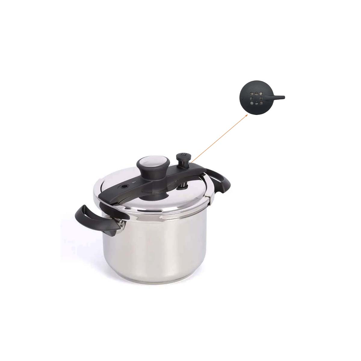 PITO O PESA OLLA A PRESION UNIVERSAL EASY CLICK 6L