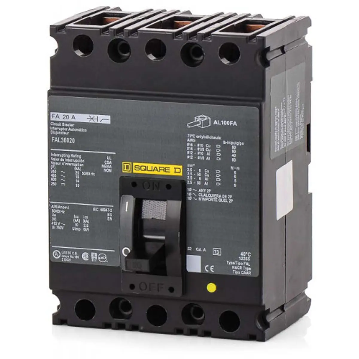 Interruptor termomagnetico FA32050 Square D