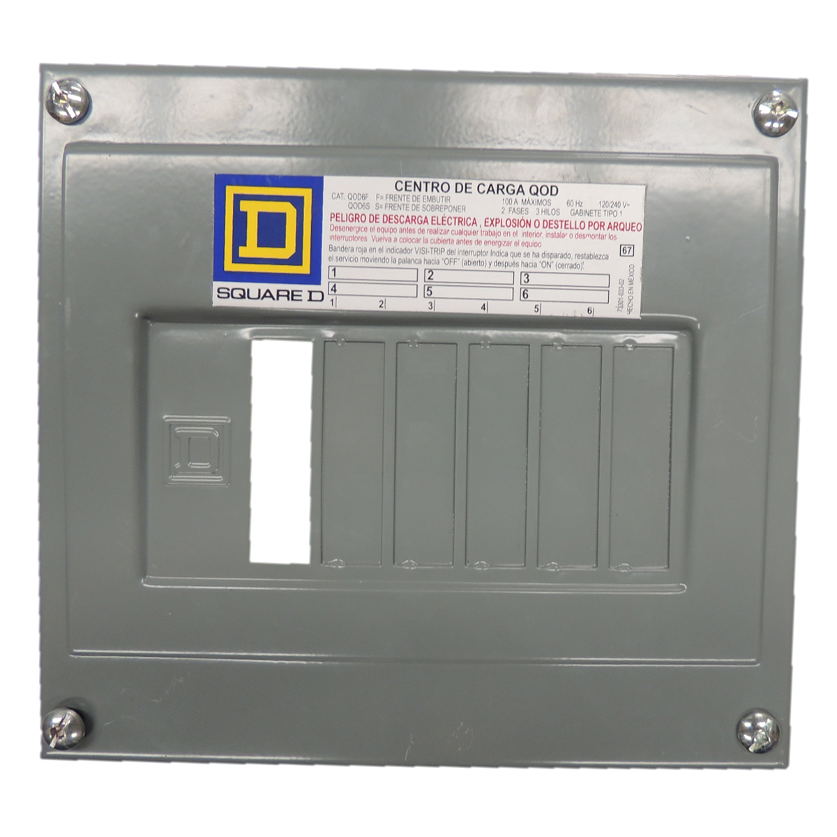 Centro de Carga QOD6F Square D