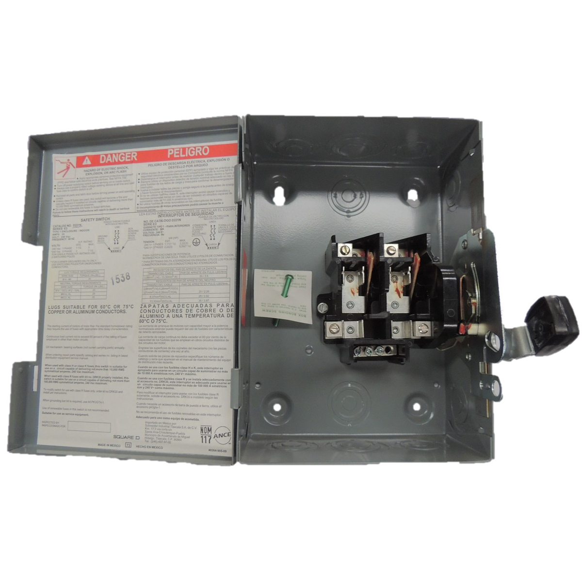 Interruptor de seguridad 2p, 30A D221N