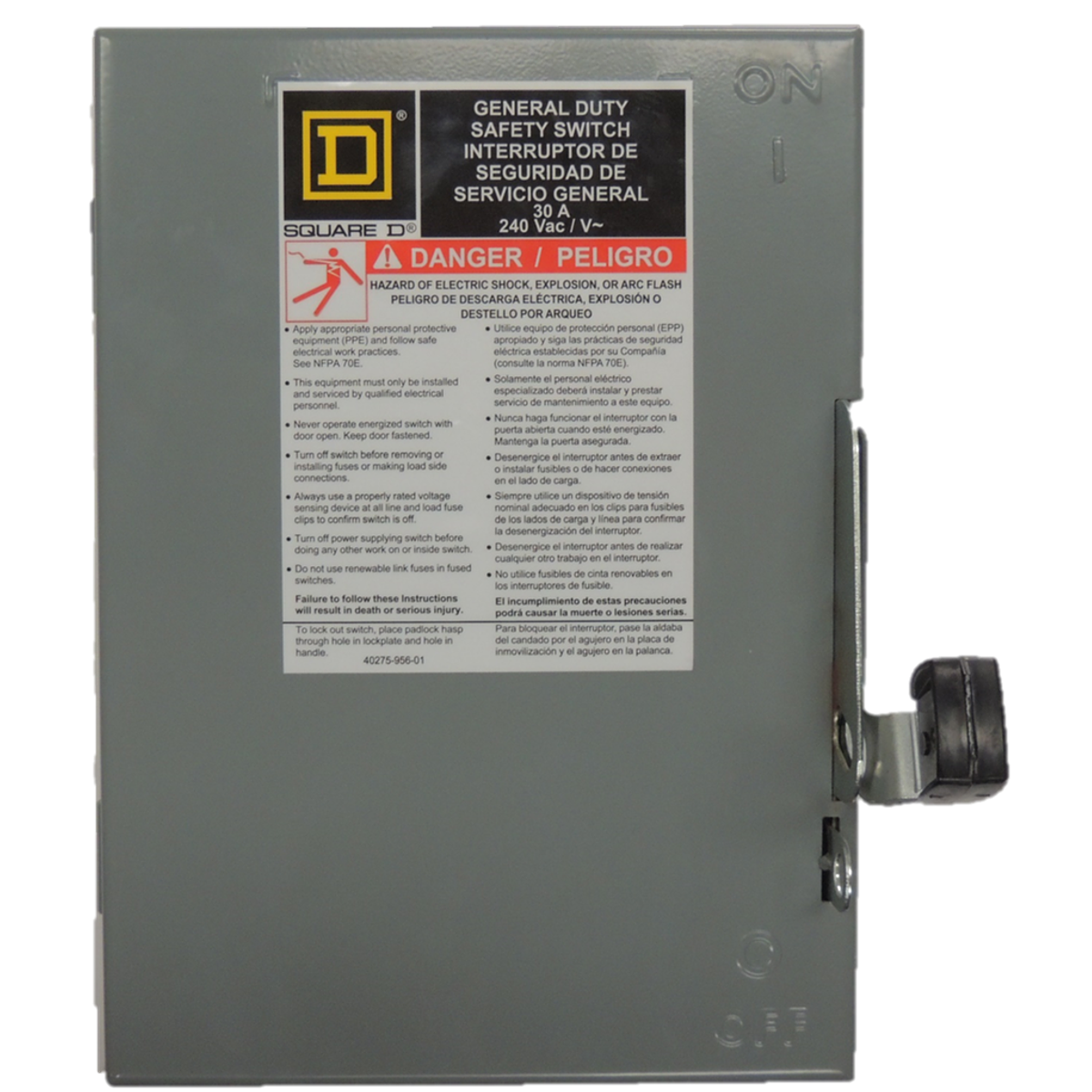 3p safety switch, 30A D321N