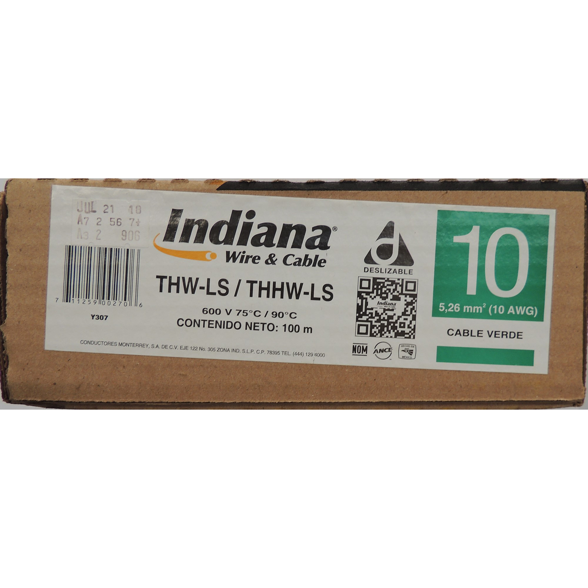 CABLE CABLE INDIANA 14 AWG (100m)