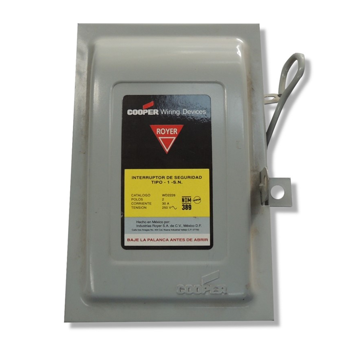 2x30 safety switch with fuse